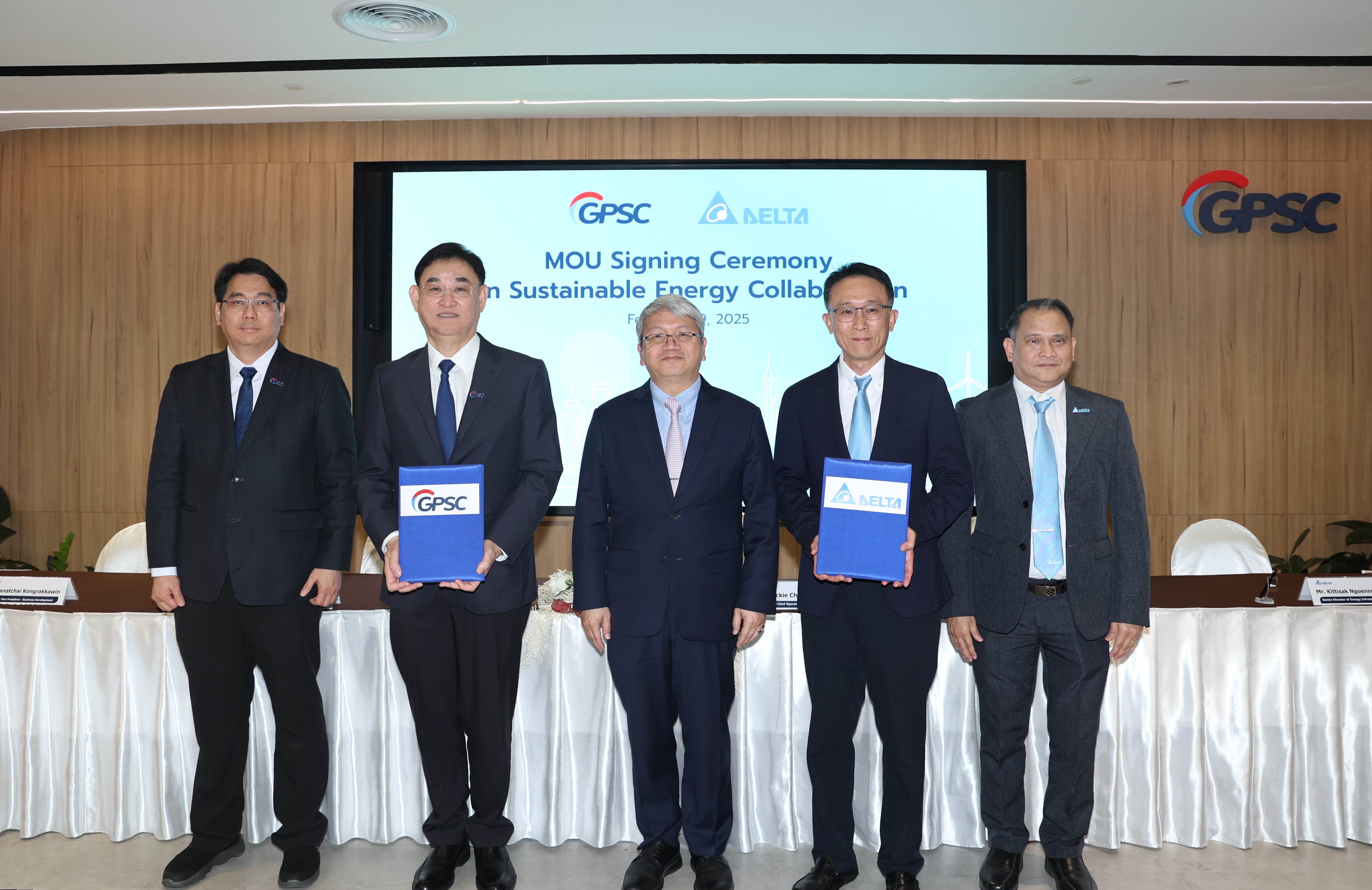 GPSC – เดลต้าฯ จับมือร่วมศึกษาโซลูชันพลังงานหมุนเวียน ชูนวัตกรรมพลังงานสะอาด